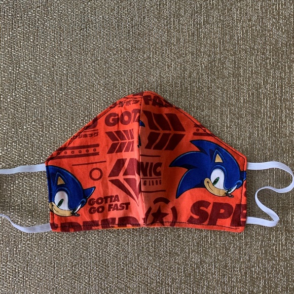 Passion of Essence | Accessories | Sonic The Hedgehog Kid Face Masks ...